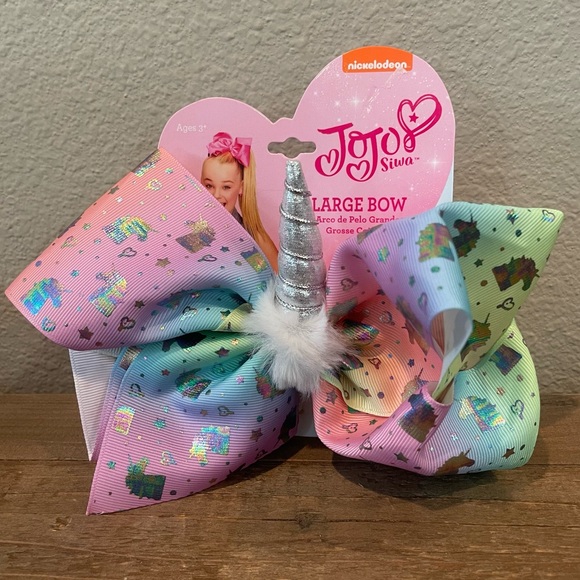 JoJo Siwa | Accessories | Jojo Siwa Nickelodeon Unicorn Bow | Poshmark